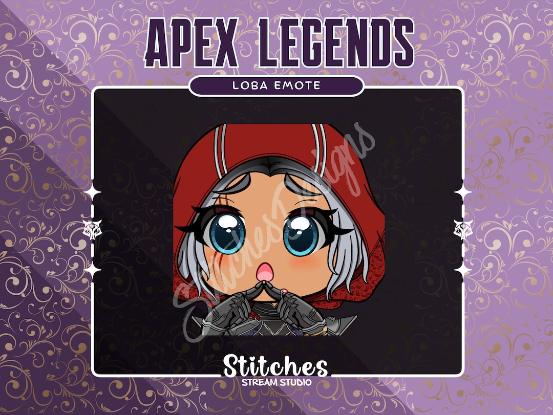 Apex Legends Loba Lycan Hunter Shy Premade Emote, Loba Chibi Emotes ...