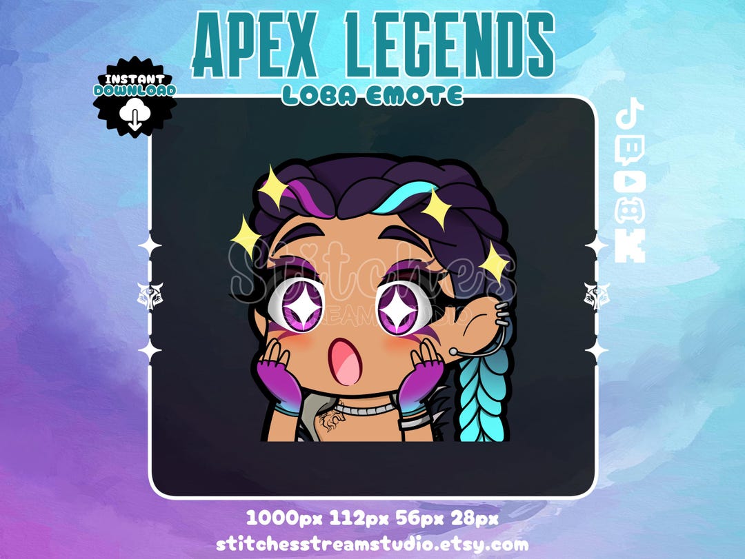 Loba Shock Emote, Apex Legends, Loba Torrent Skin, Pre-made Emote ...