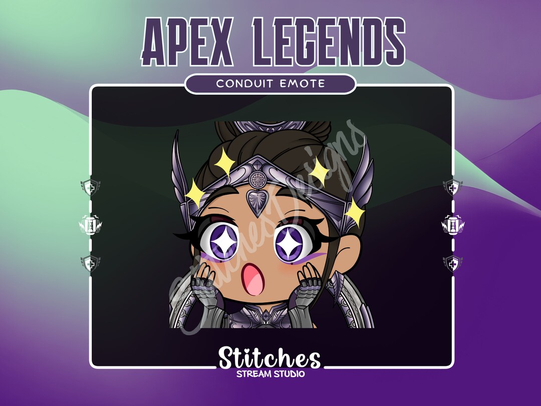 Apex Legends Conduit Royal Obsidian Shock Chibi Pre-made Emote, Conduit ...