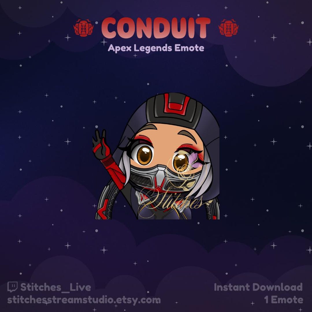 Apex Legends Conduit Undying Optimism Wave Twitch Emote | Streamer ...