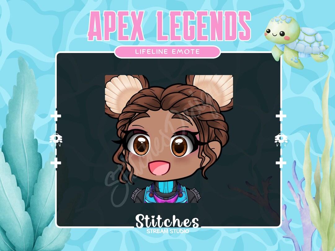 Lifeline My Wave Chibi Emote, Apex Legends Emote, for Twitch, Discord ...