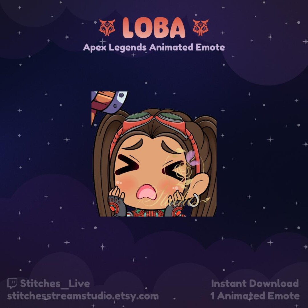 Apex Legends Loba Cherry Bomb Bonk Animated Twitch Emote | Streamer ...