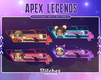 Apex Legends Static Customisable Health Bar Overlay, Apex Overlay, Apex ...
