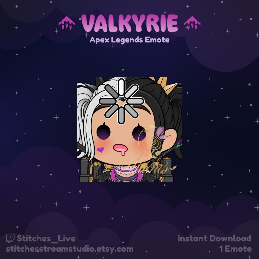 Apex Legends Valkyrie Giddy Glider Loading Twitch Emote | Streamer ...