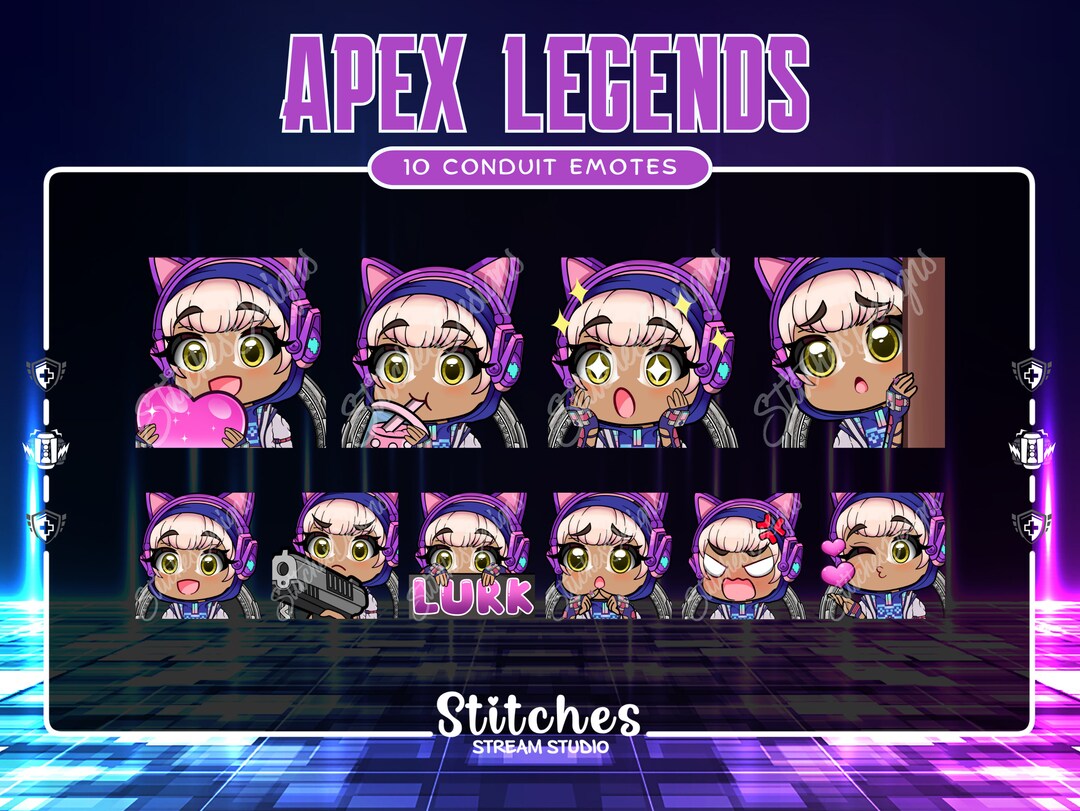 Apex Legends Conduit Player One Chibi Pre-made Emote Pack, Conduit ...