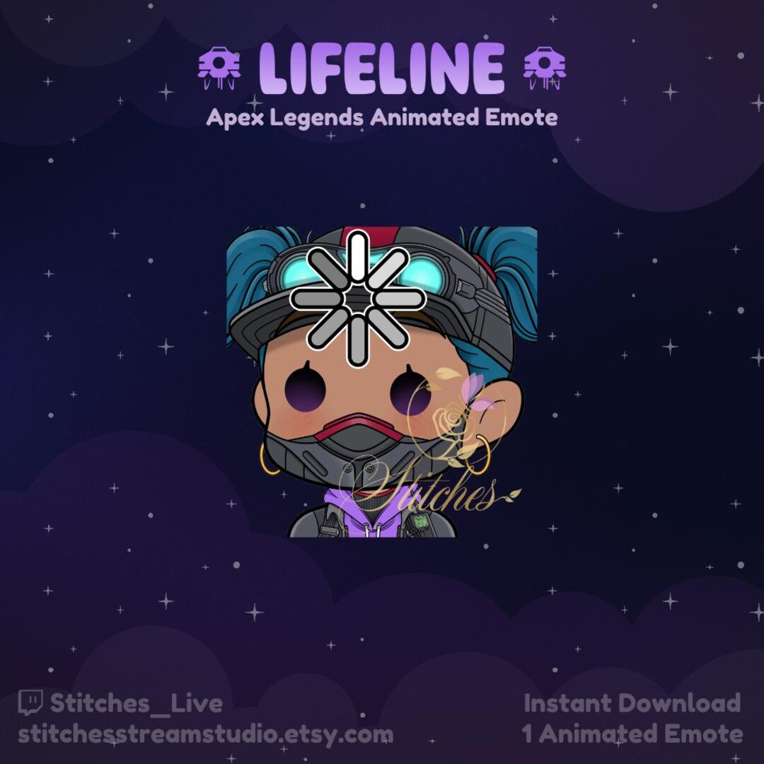 Apex Legends Lifeline Mischief Medic Loading Animated Twitch Emote ...