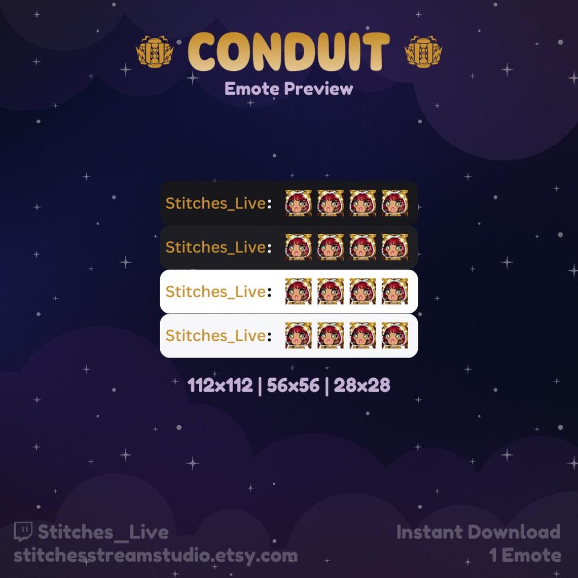 Apex Legends Conduit Lion Hearted Shock Twitch Emote | Streamer ...
