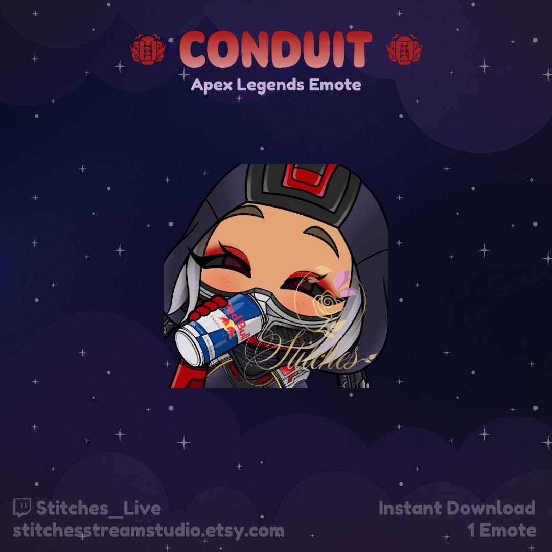Apex Legends Conduit Undying Optimism Redbull Twitch Emote | Streamer ...