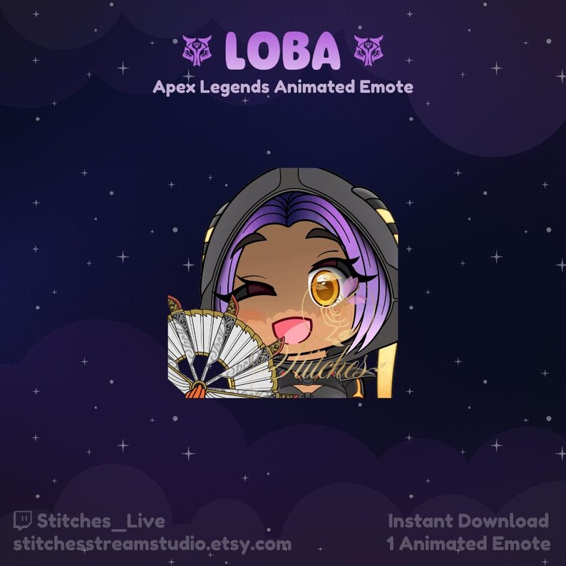 Apex Legends Loba Heat Shade Heirloom Animated Twitch Emote | Streamer ...