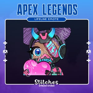 Lifeline Haunt and Heal Heart Emote Apex Legends Emote for Twitch ...
