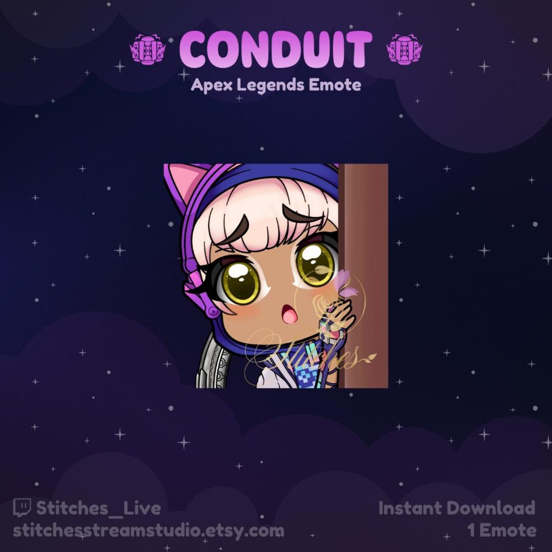 Apex Legends Conduit Player One Wall Lurk Twitch Emote | Streamer ...