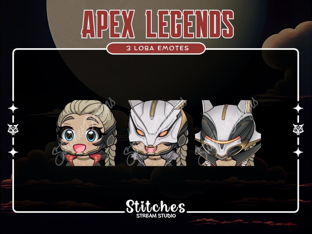 Apex Legends Loba Lycanthrope Chibi Pre Made Emote Pack Loba Prestige