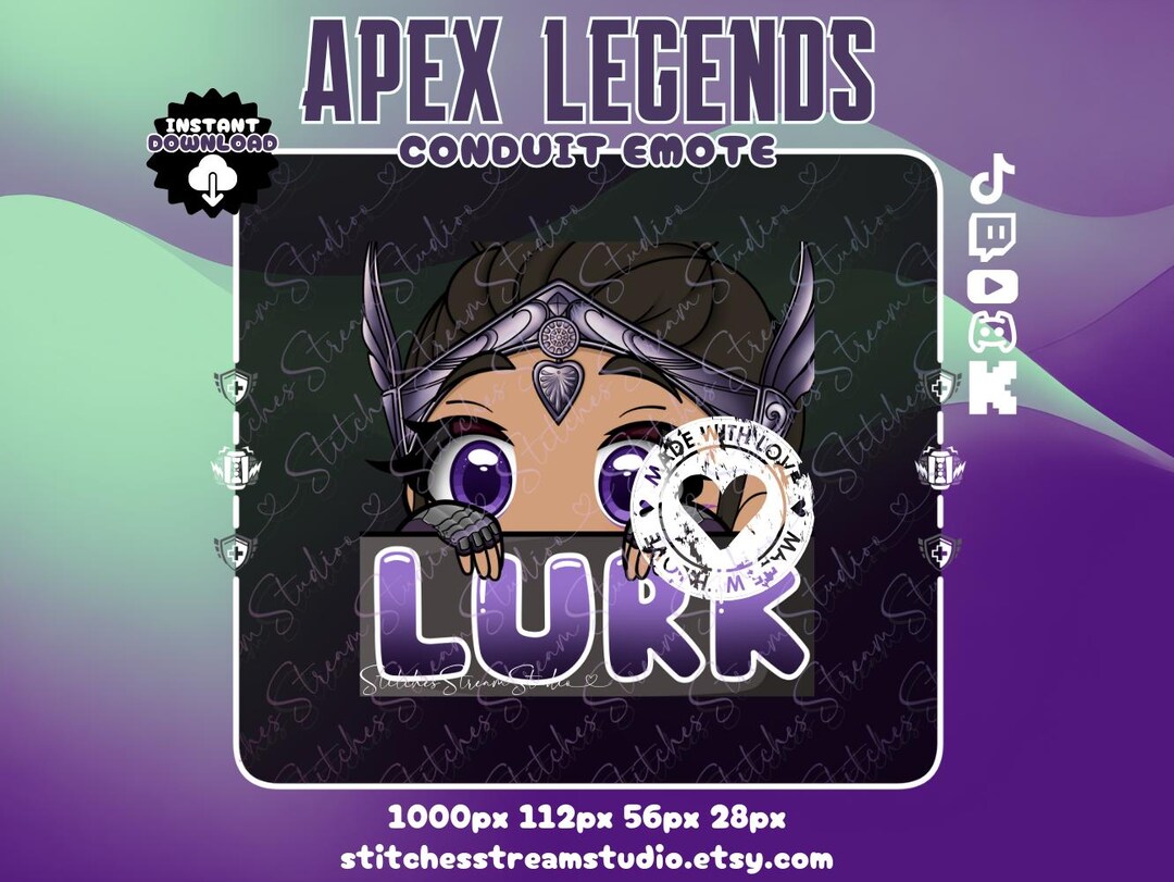 Apex Legends Conduit Royal Obsidian Lurk Chibi Pre-made Emote, Conduit ...