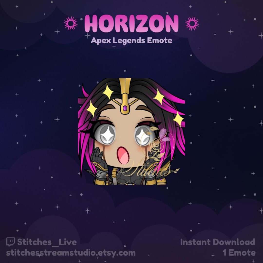 Apex Legends Horizon Super Massive Shock Twitch Emote | Streamer ...