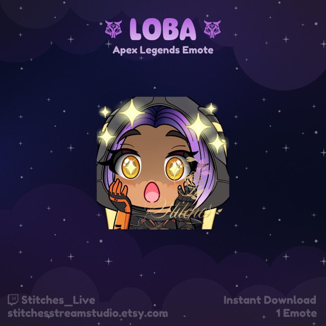 Apex Legends Loba Heat Shade Shock Twitch Emote | Streamer, Streaming ...