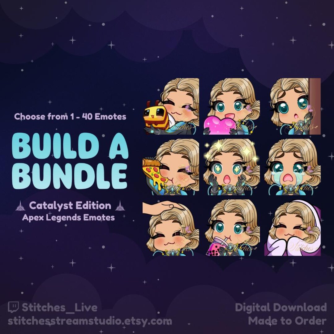 Apex Legends Catalyst Stellar Swimmer Build A Bundle Emotes | Streamer ...