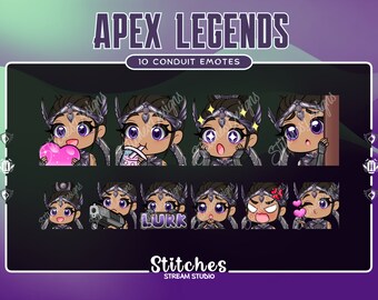 Apex Legends Conduit Royal Obsidian Boba Chibi Pre-made Emote, Conduit ...