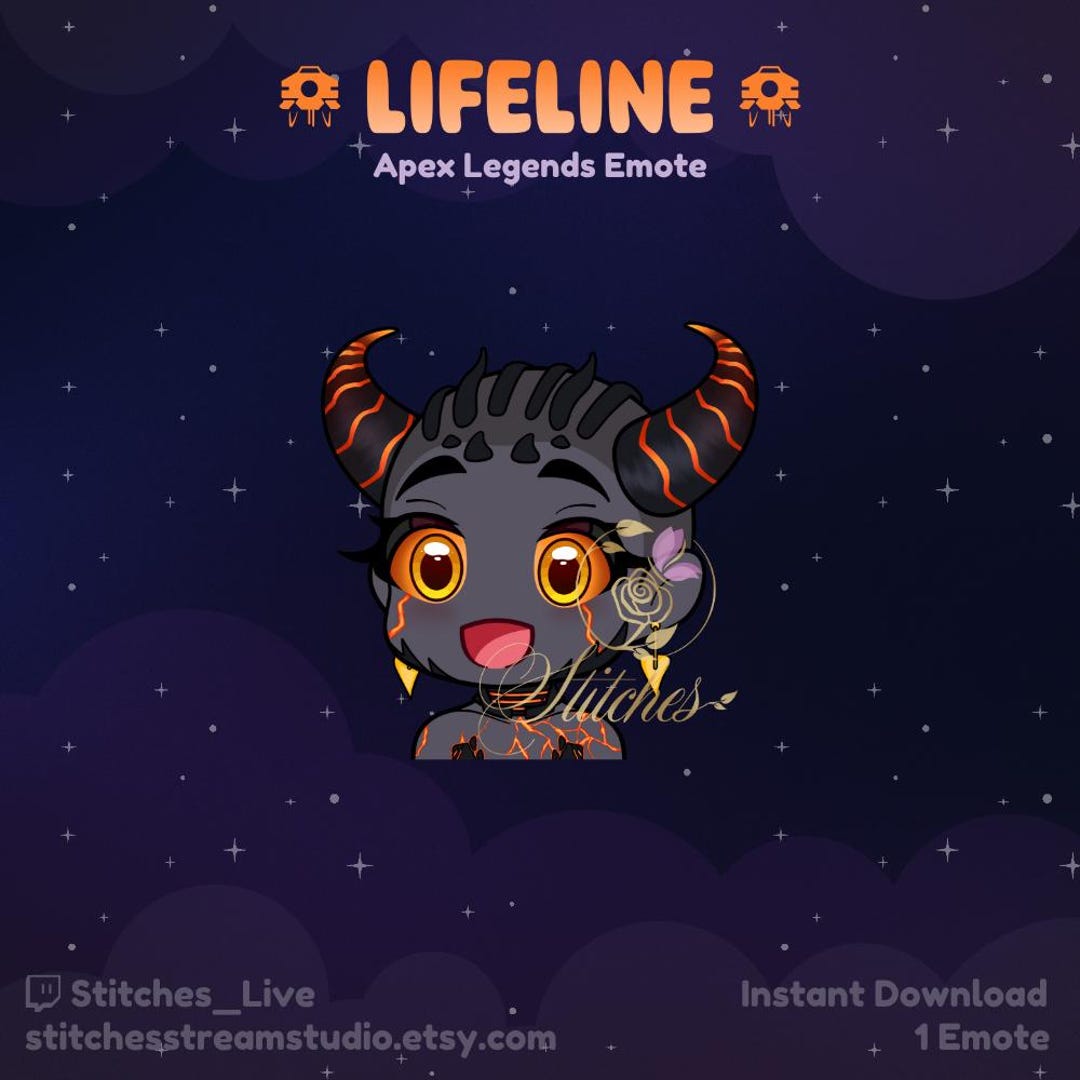 Apex Legends Lifeline From the Ashes Twitch Emote | Streamer, Streaming ...