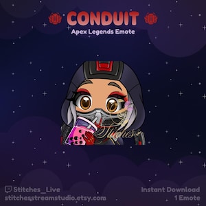 Apex Legends Conduit Undying Optimism Boba Twitch Emote | Streamer ...