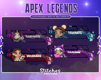Apex Legends Static Customisable Health Bar Overlay, Apex Overlay, Apex ...