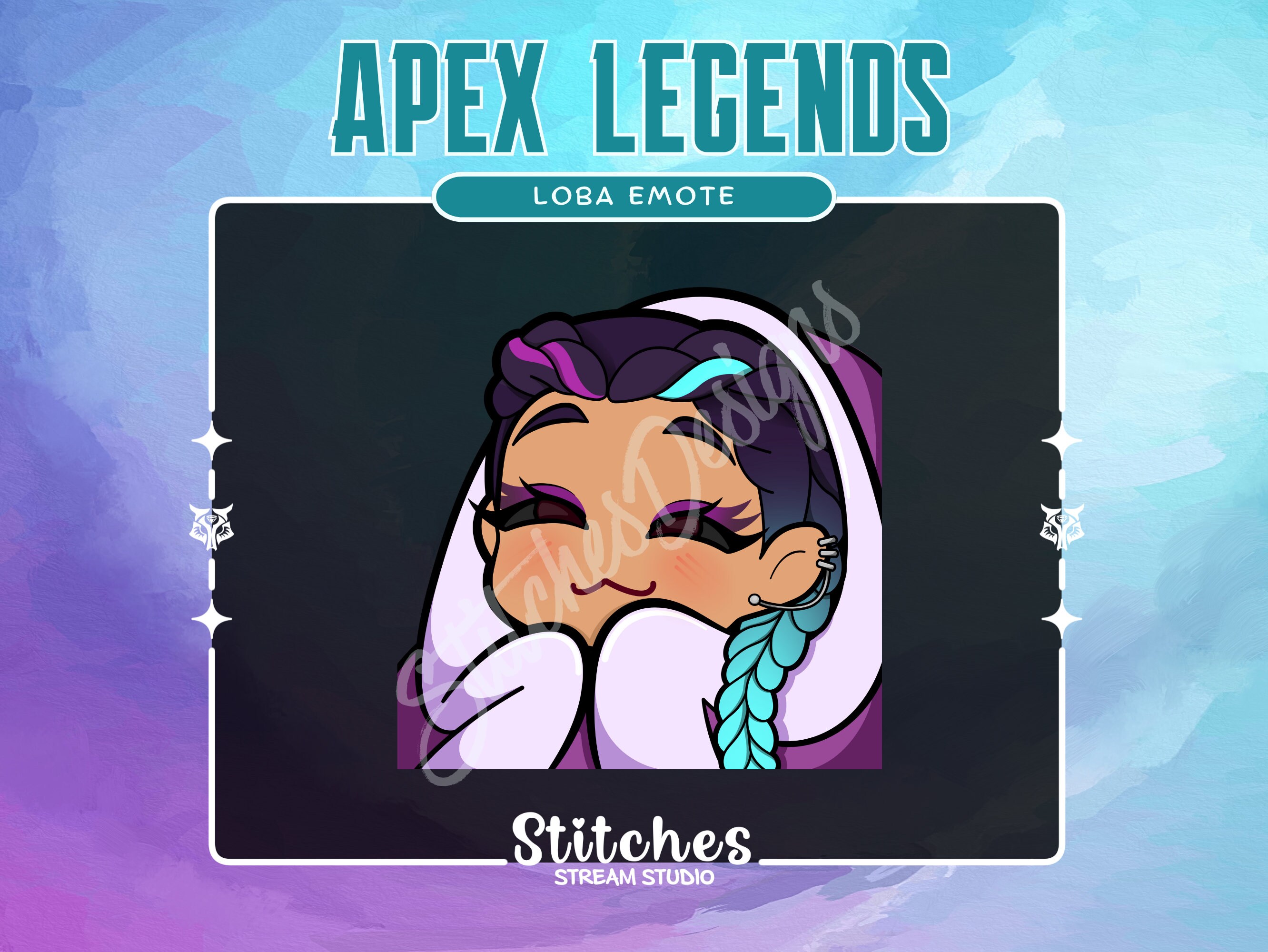 Loba Comfy Emote, Apex Legends, Loba Torrent Skin, Pre-made Emote ...