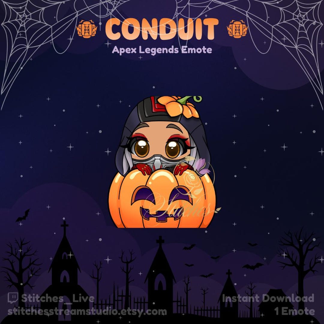 Apex Legends Halloween Conduit Undying Optimism RIP Twitch Emote ...