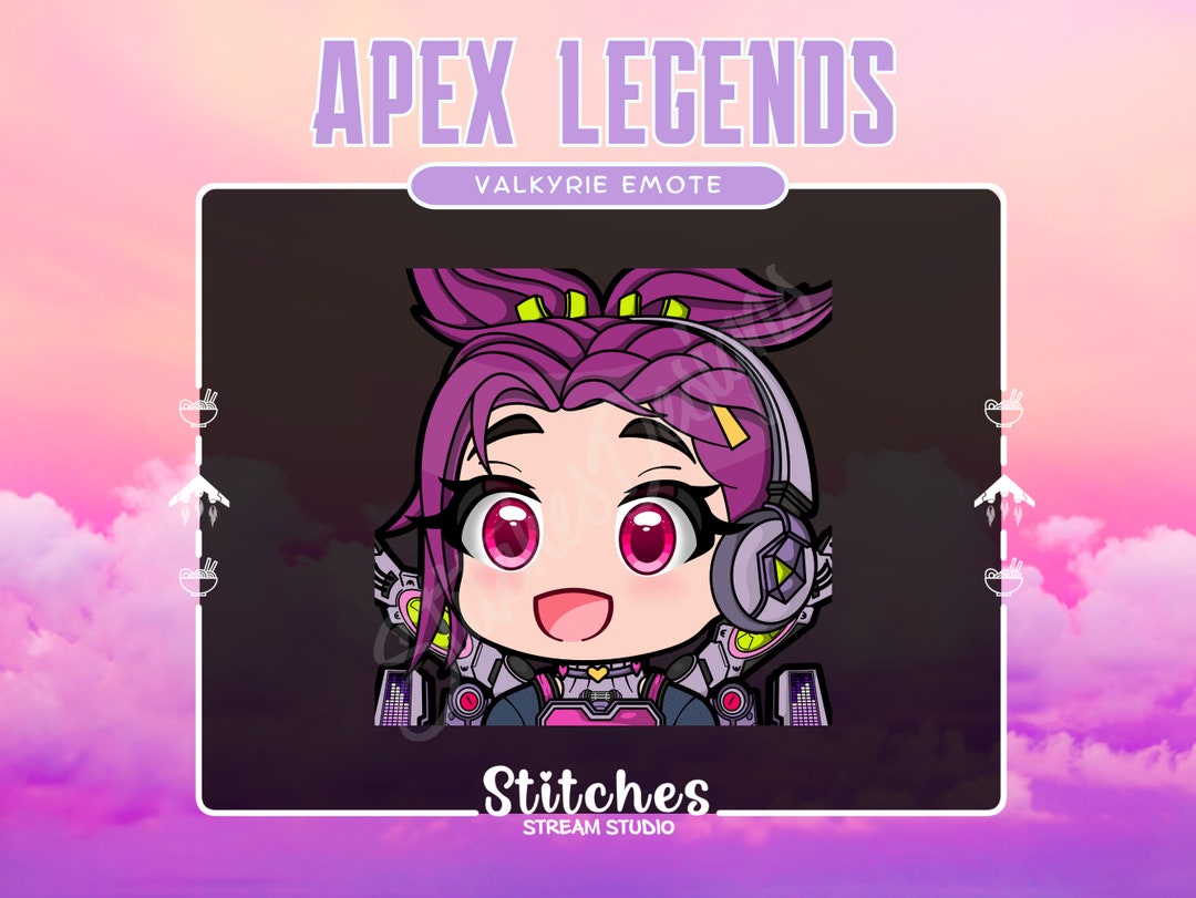 Valkyrie Emote Apex Legends Emote Heartbeat Harmonizer Valk Chibi for ...