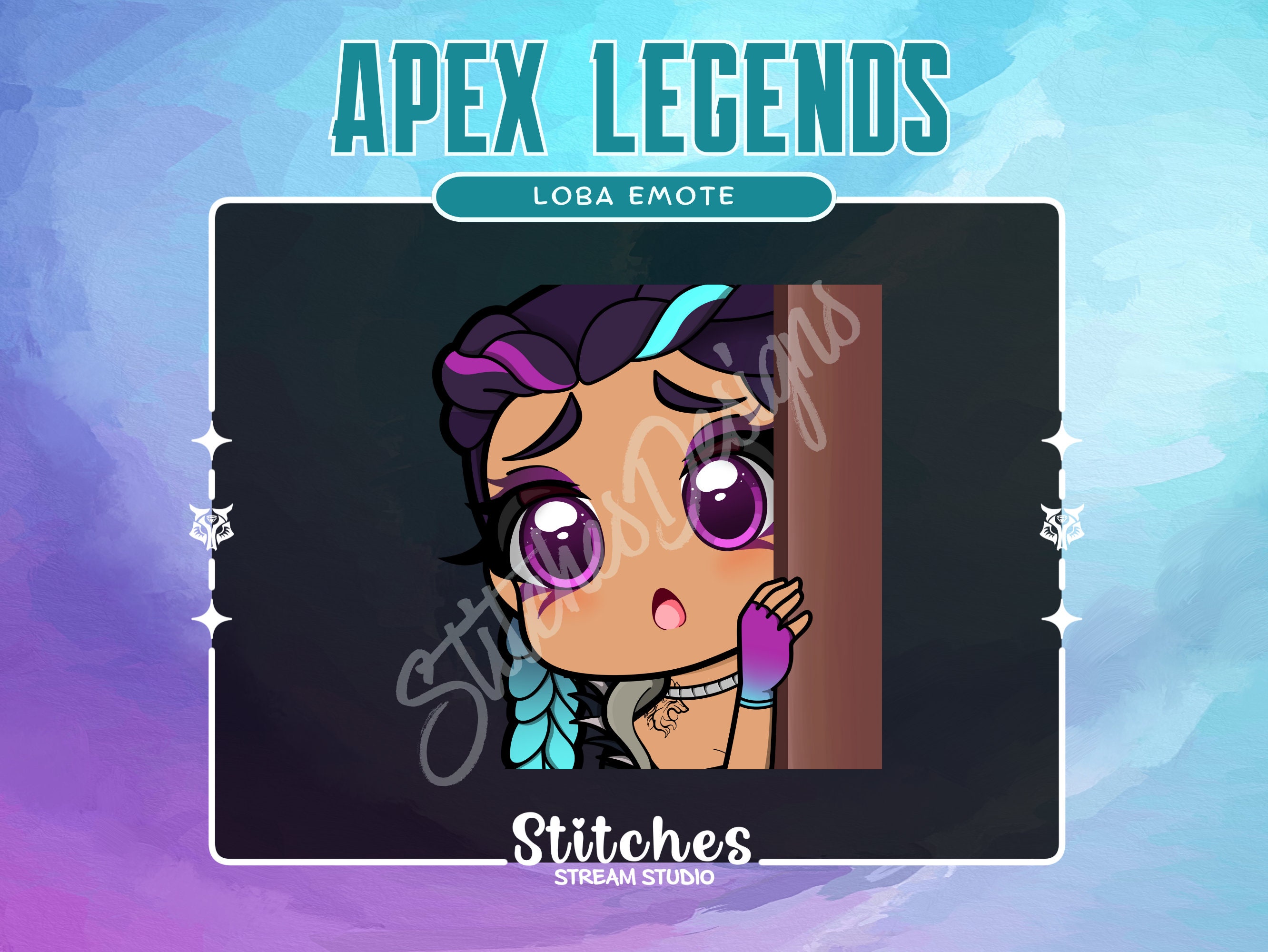 Loba Lurk Emote, Apex Legends, Loba Torrent Skin, Pre-made Emote, Twitch Streamers, Twitch Chat ...