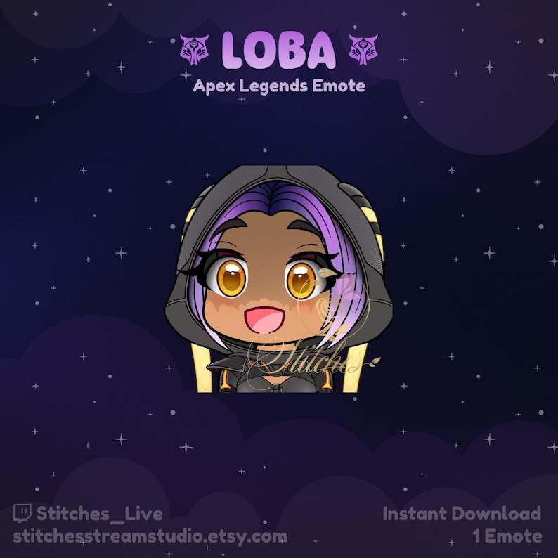 Apex Legends Loba Heat Shade Twitch Emote | Streamer, Streaming Assets ...