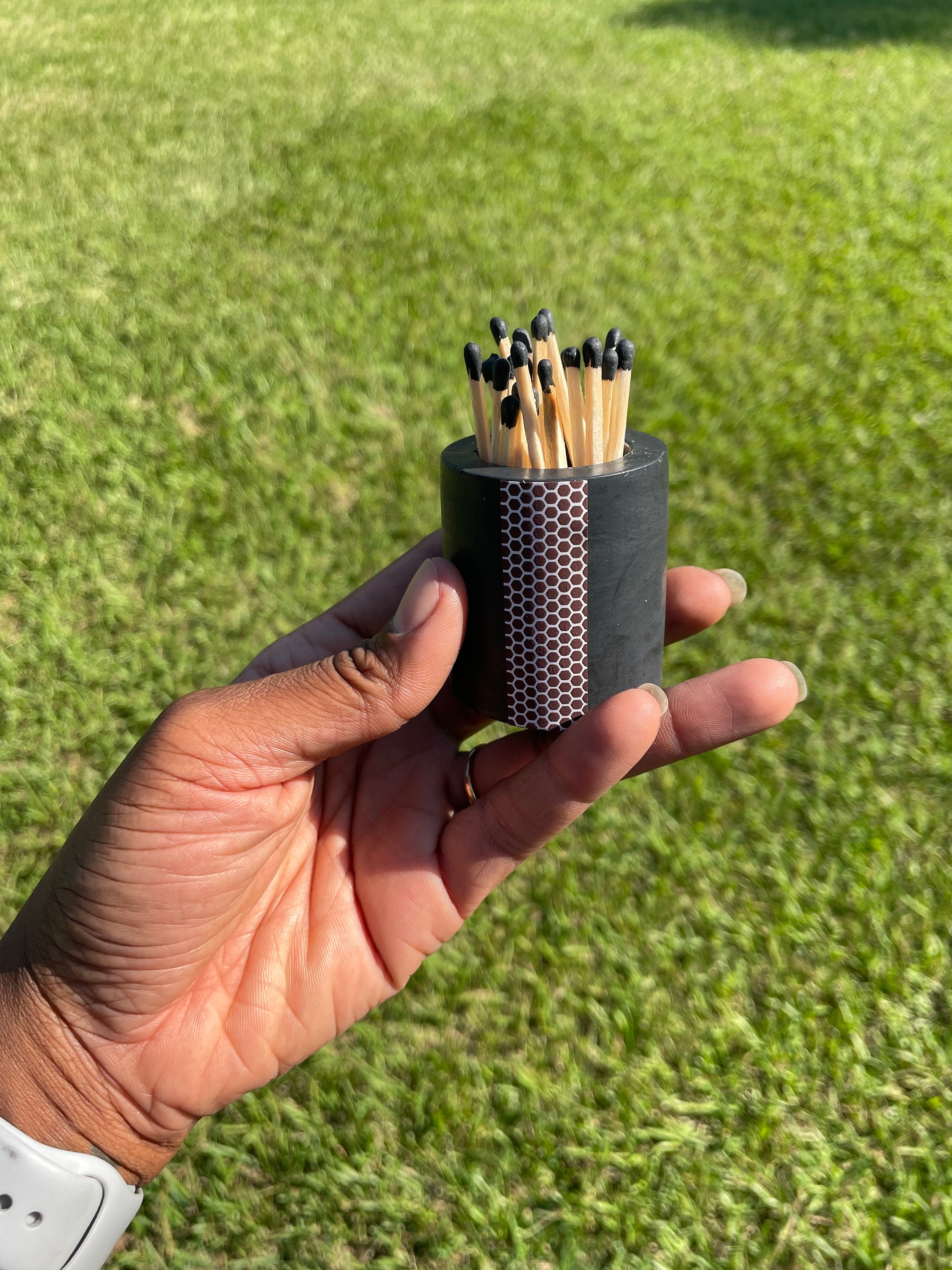 Matchstick Holder-strike Pad Concrete - Etsy
