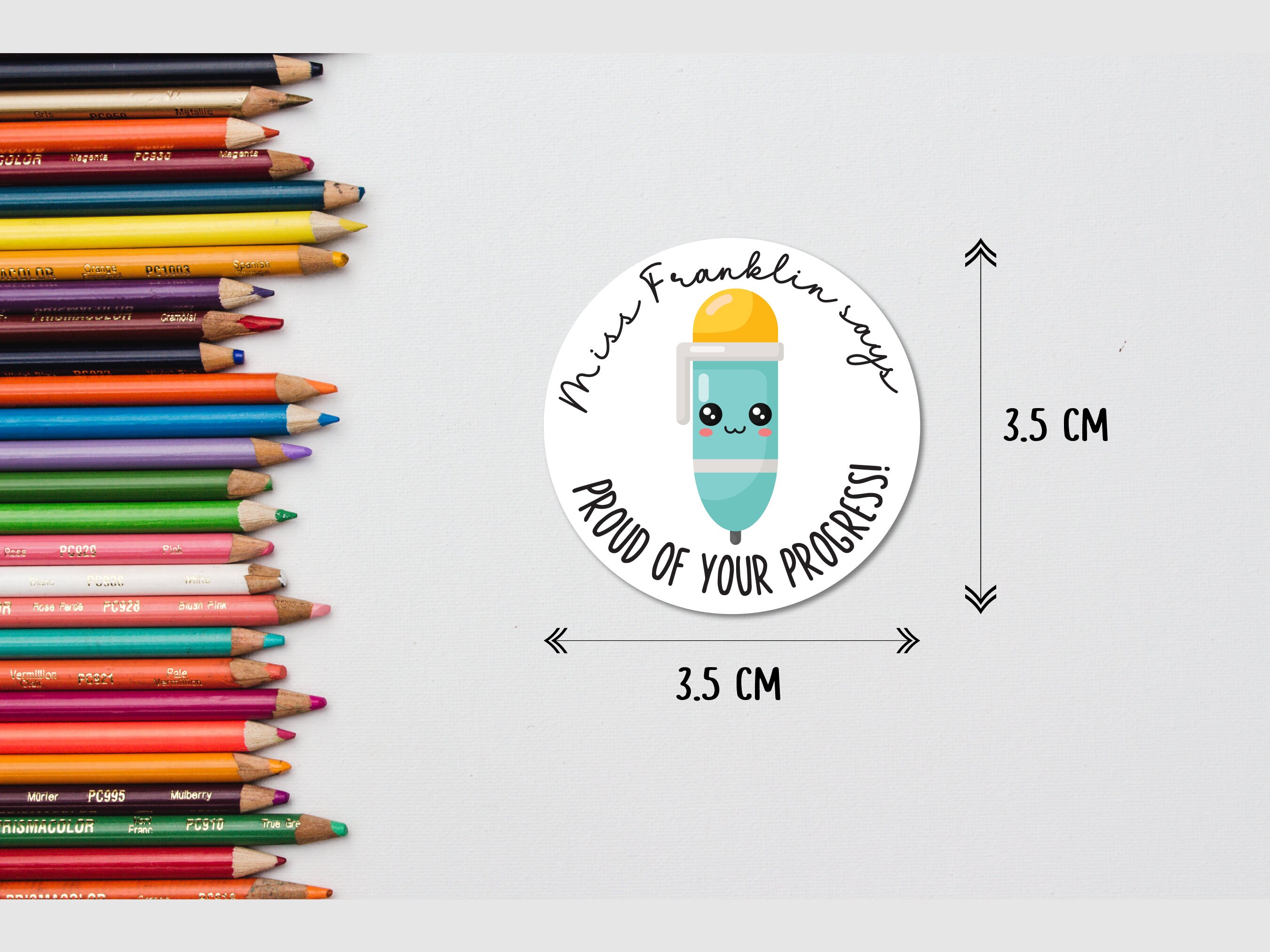 Personalised Teacher Stickers School Supplies Stickers - Etsy