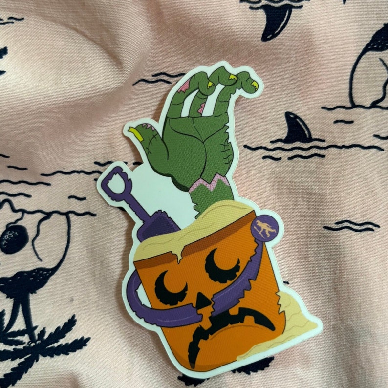 Sand Bucket of Doom Sticker - Etsy