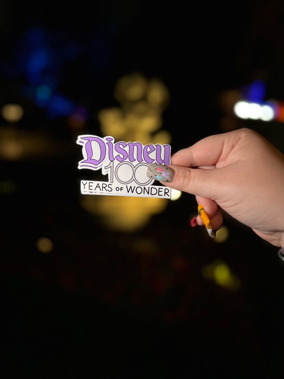 Disney 100 Years of Wonder Sticker, Disneyland Disney World Waterproof ...