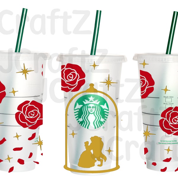 Beauty and the Beast Cup - Etsy
