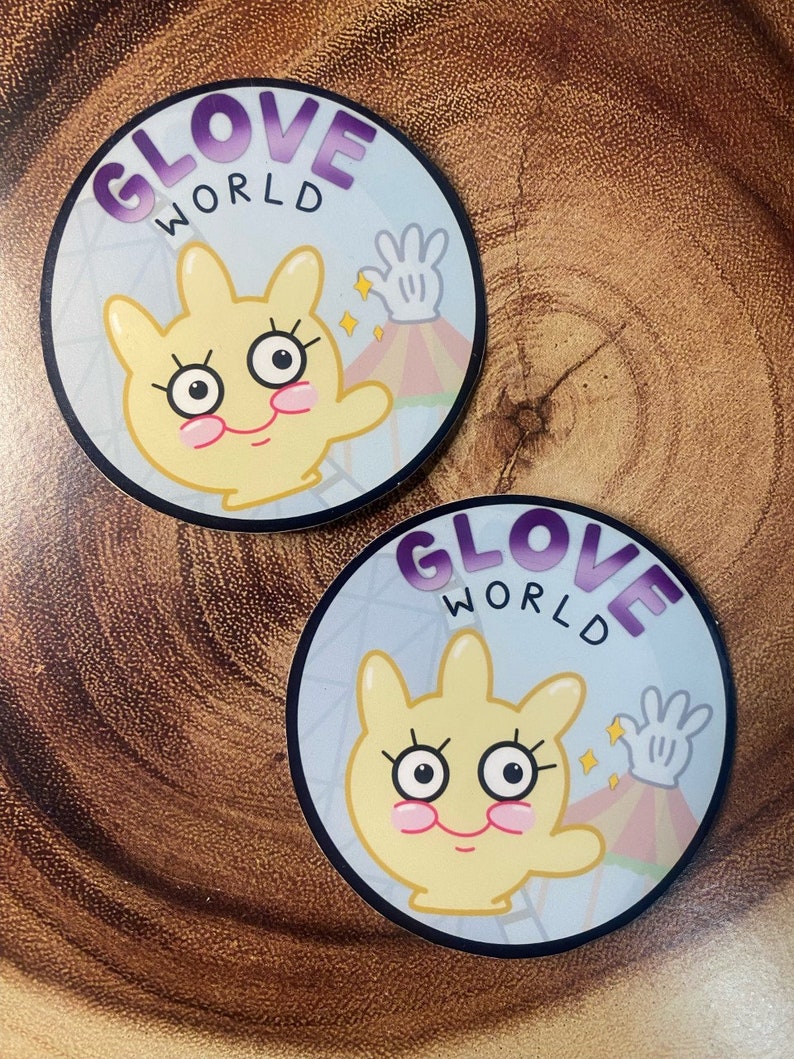 Spongebob Glove World Amusement Park Glossy Waterproof Cartoon Drawing ...