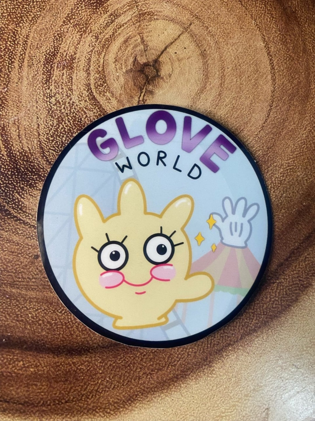 Spongebob Glove World Amusement Park Glossy Waterproof Cartoon Drawing ...