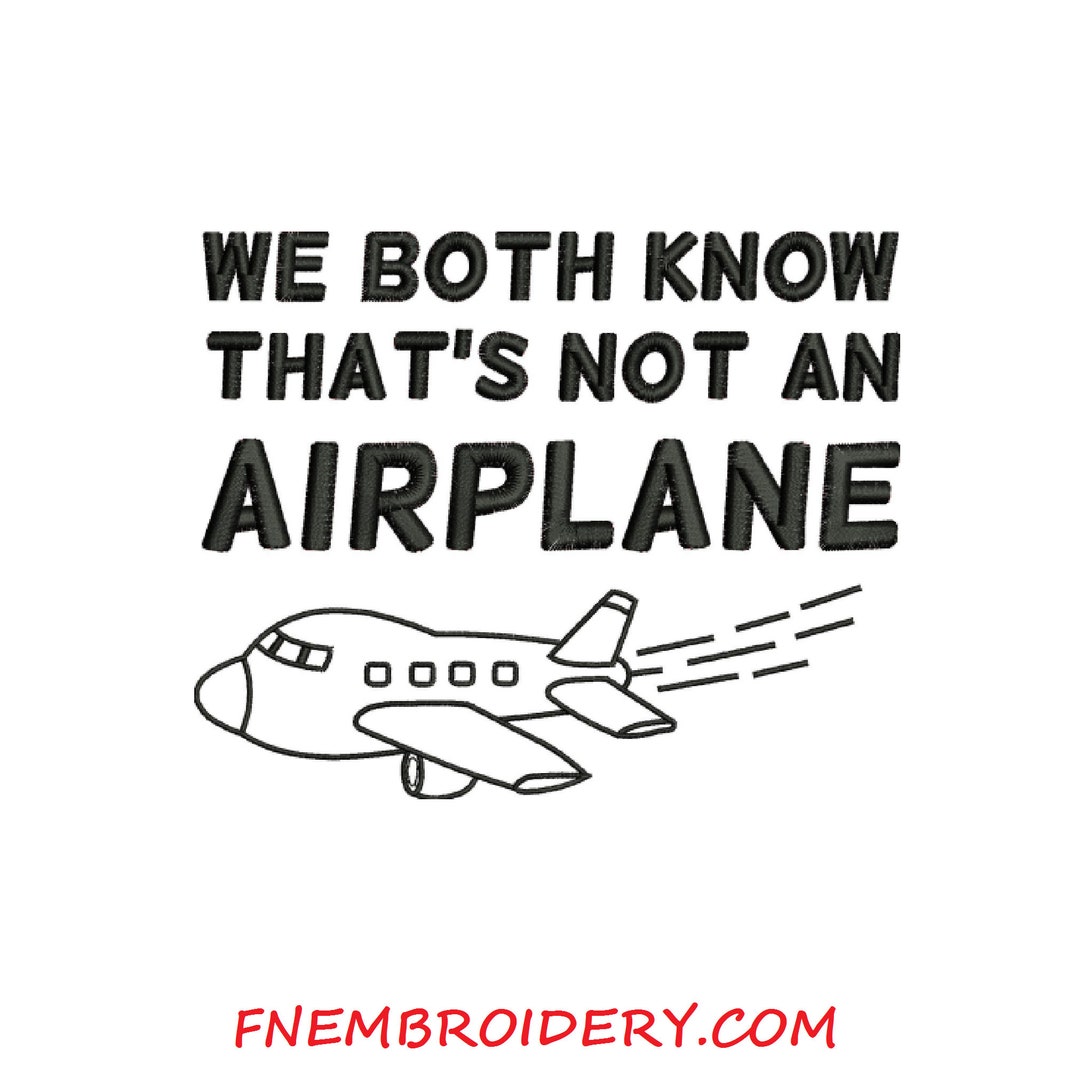 We Both Know That's Not an Airplane Funny Baby Bib Gift Machine ...