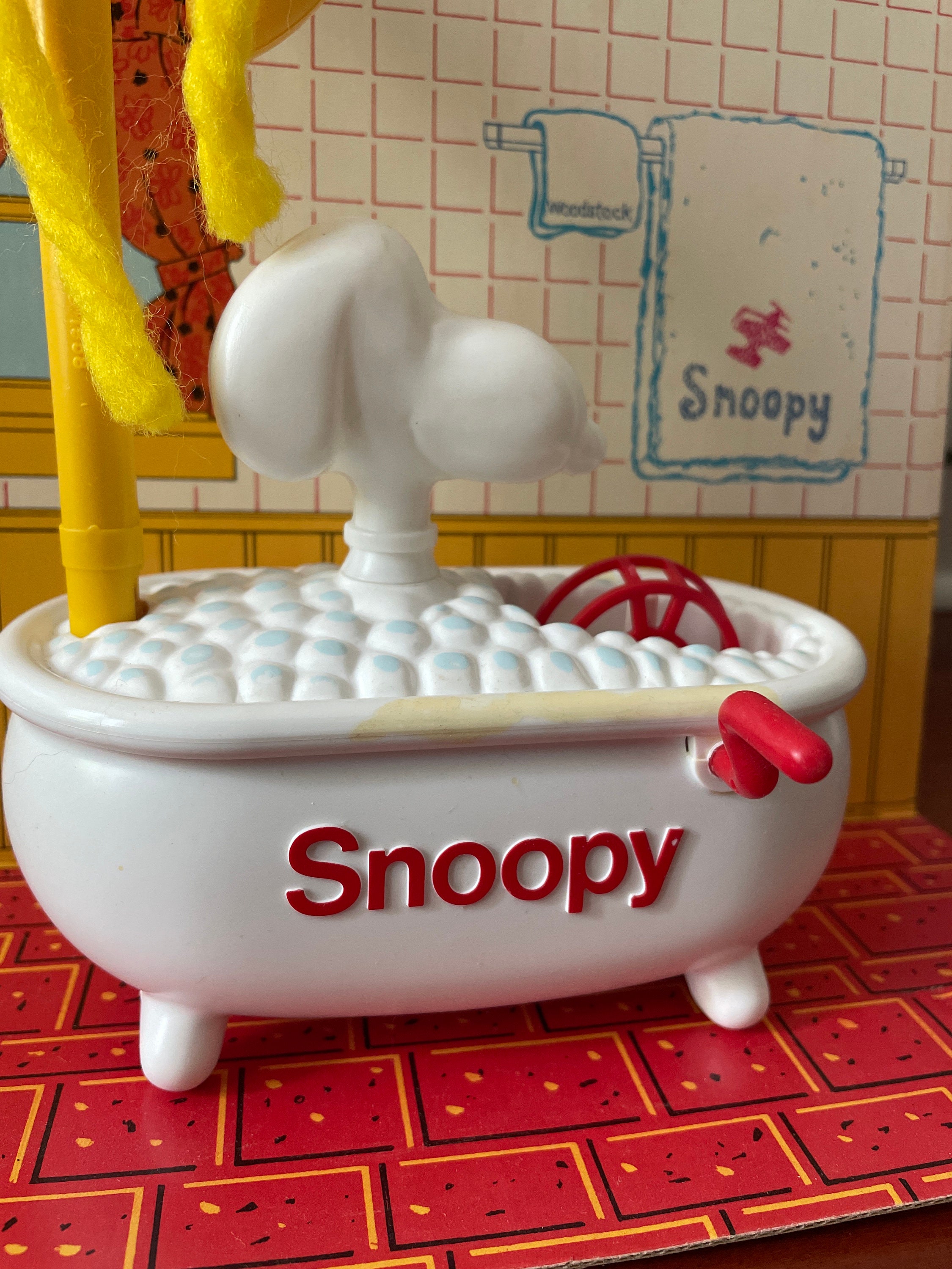RARE Vintage MIB Peanuts Snoopy Bubble Blowing Tub Toy - Etsy
