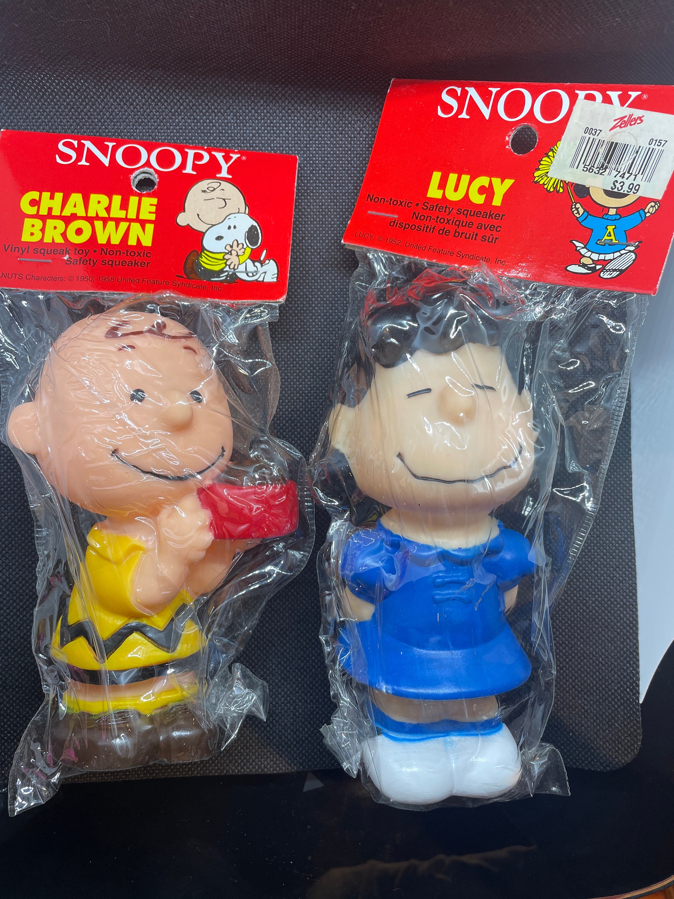 Sealed Vintage Set of 4 Peanuts Snoopy Vinyl Squeak Dog Toys - Etsy