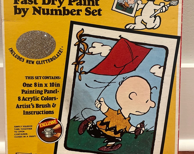 RARE Vintage NIB Craft House Peanuts Charlie Brown Snoopy Flying Kite ...