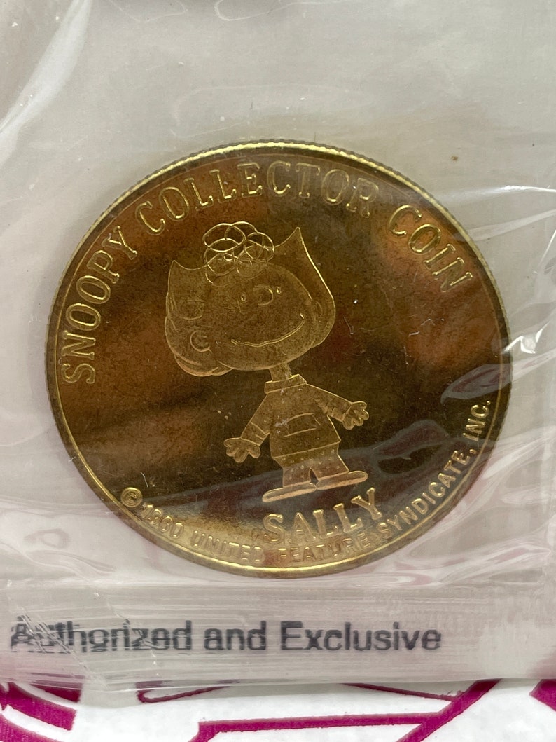 Vintage Knott's Berry Farm Peanuts Sally Brown Collector Coin Mint in ...