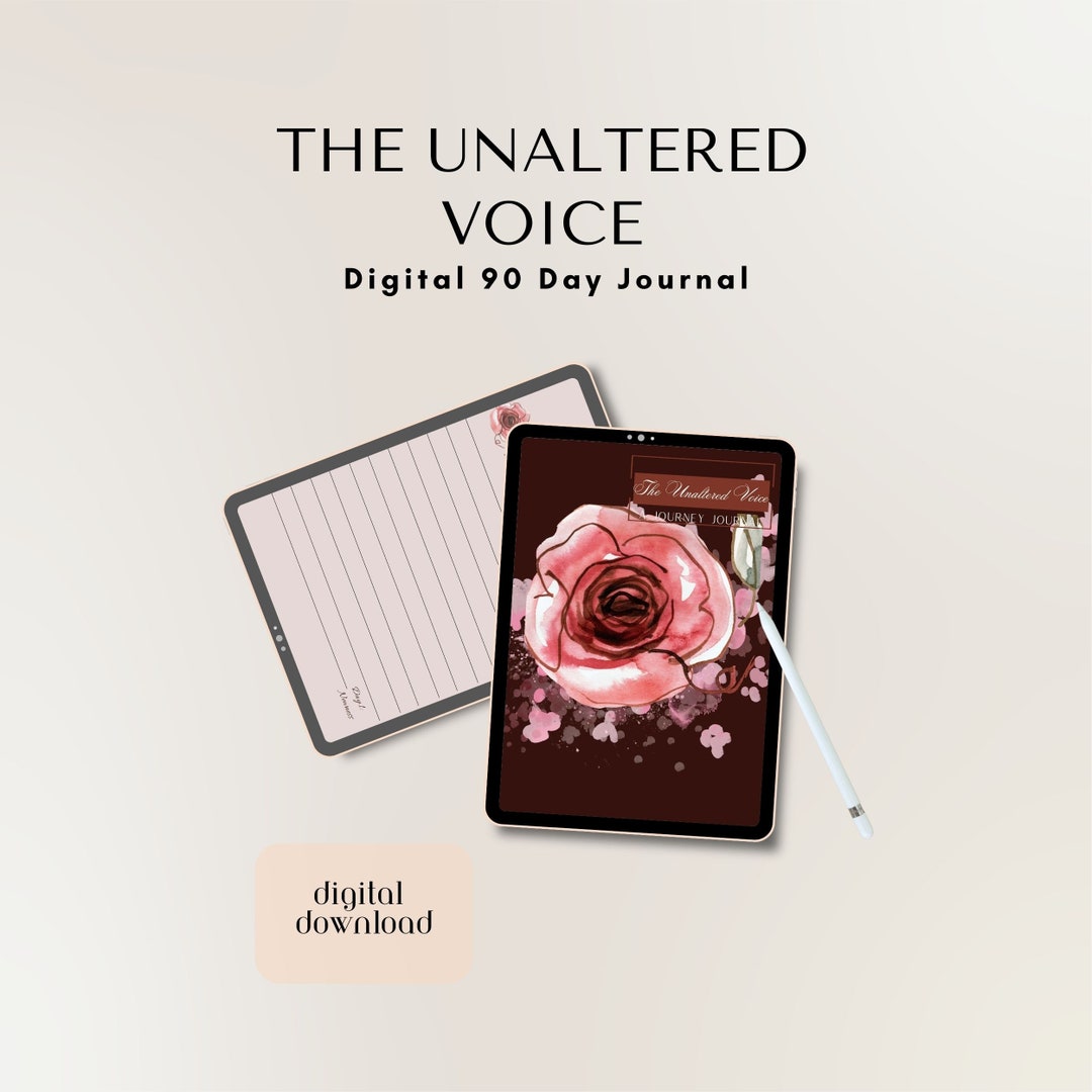 The Unaltered Voice Journal - Etsy