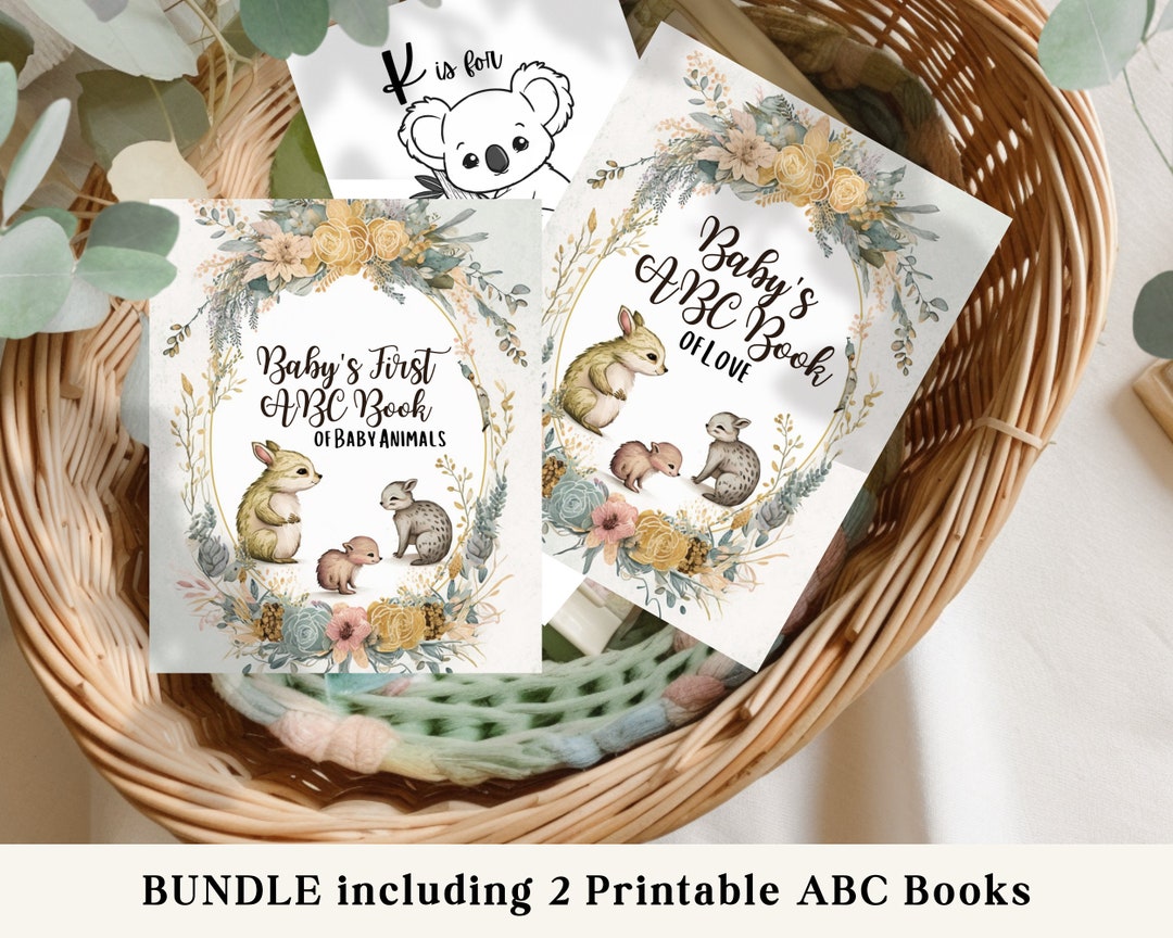 Baby's First Bundle, 2 ABC Books - Baby Animals and Love, Perfect Baby ...