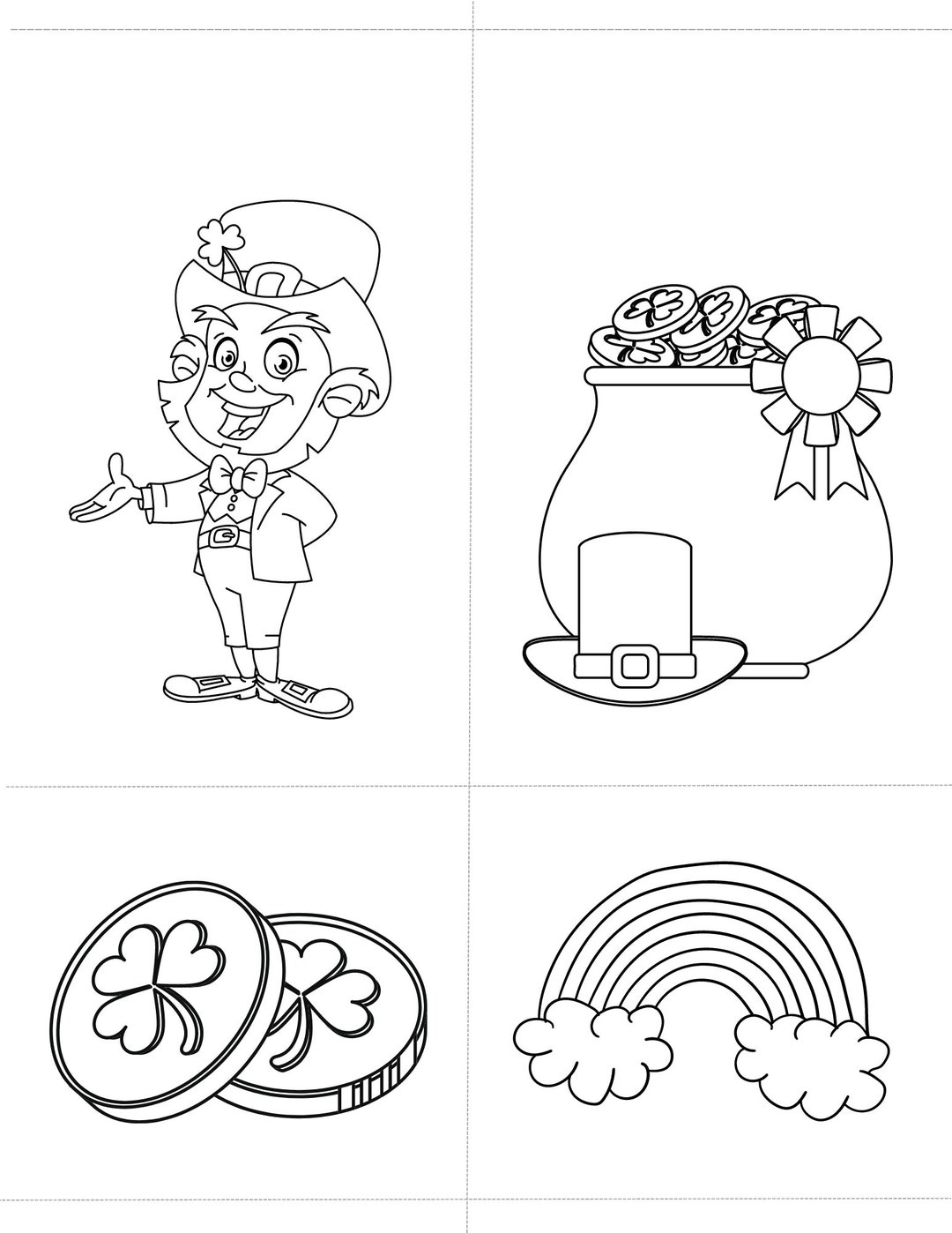 St Pattys Coloring Page - Etsy