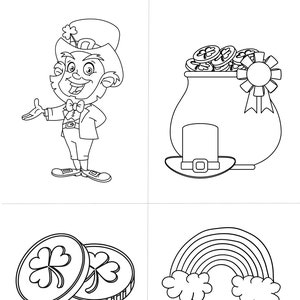 St Pattys Coloring Page - Etsy