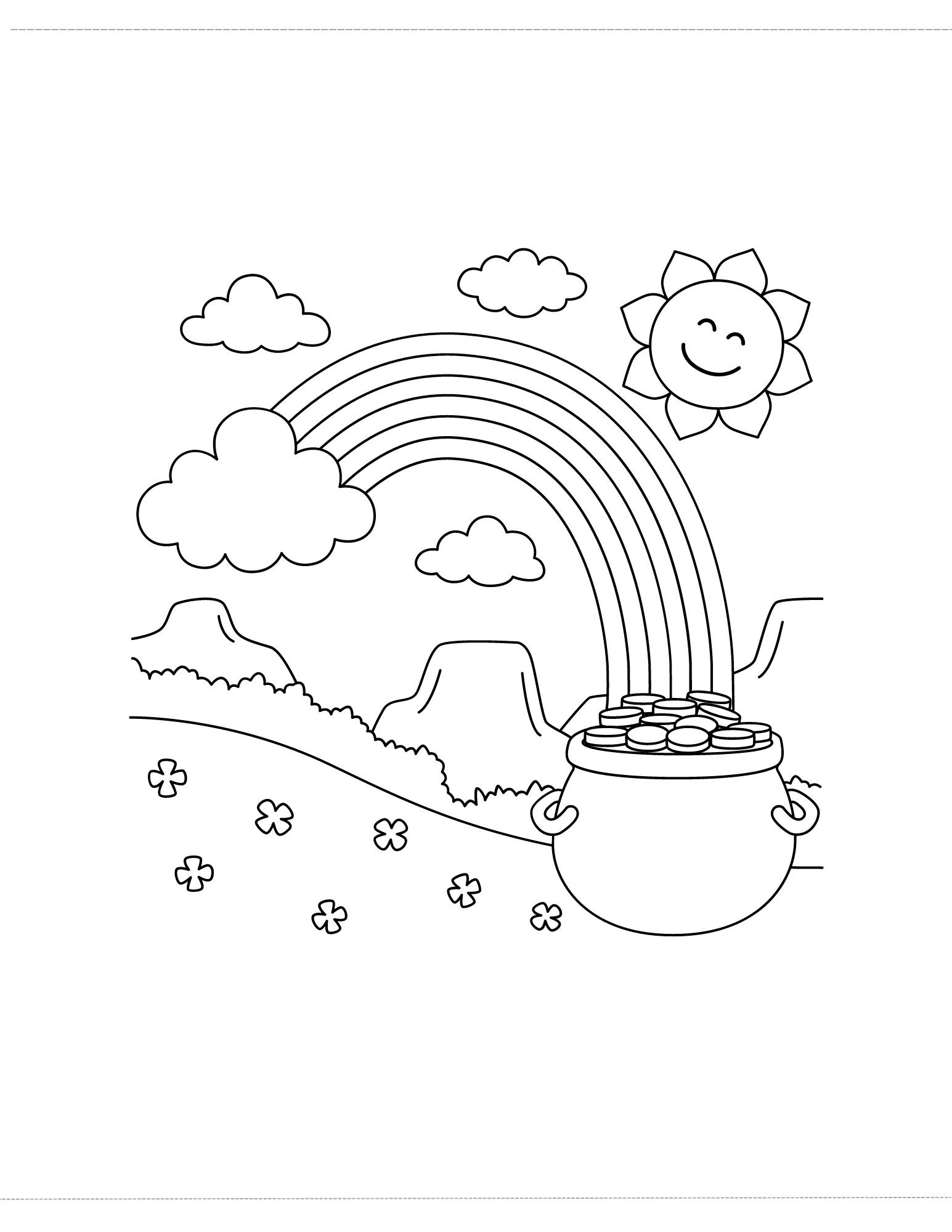 St Pattys Coloring Page - Etsy