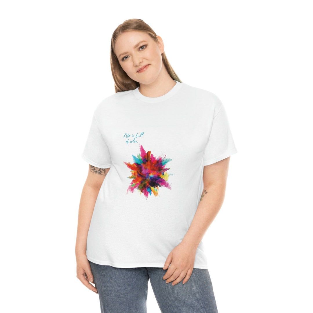 Holi or Color Run T-shirt - Etsy
