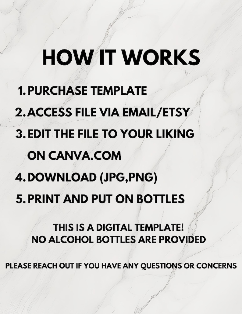 1L Cognac Bottle Label | Custom Alcohol Bottle Labels | Canva Editable ...