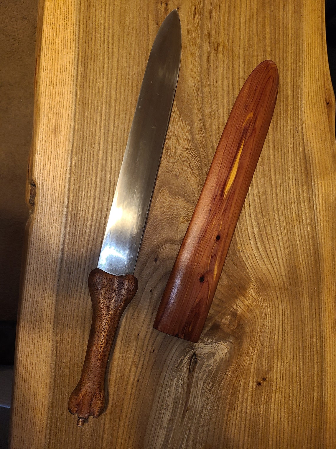 Hand Forged Short Sword - Etsy