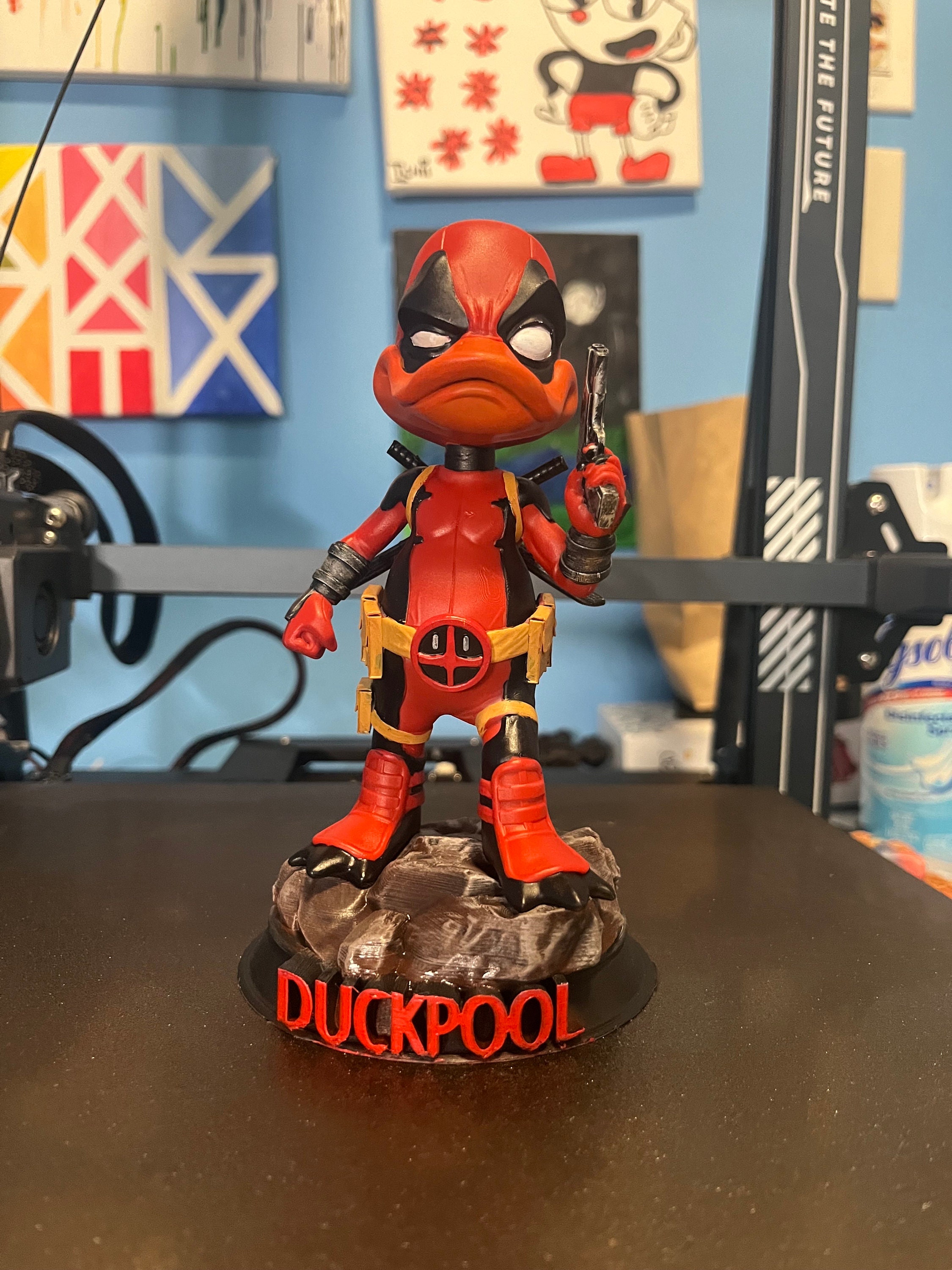 Duckpool ,deadpool ,resin Statue - Etsy